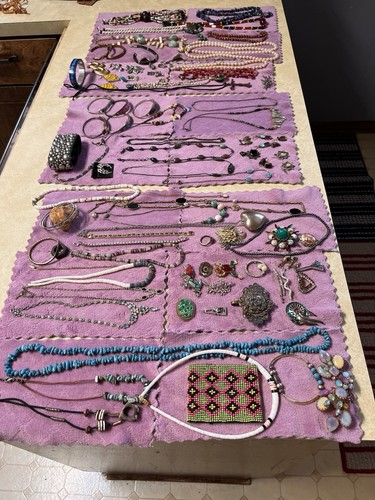 Mixed Jewelry Lot Over 100 PCS Vintage Monet Trifari Givenchy Juliana ...