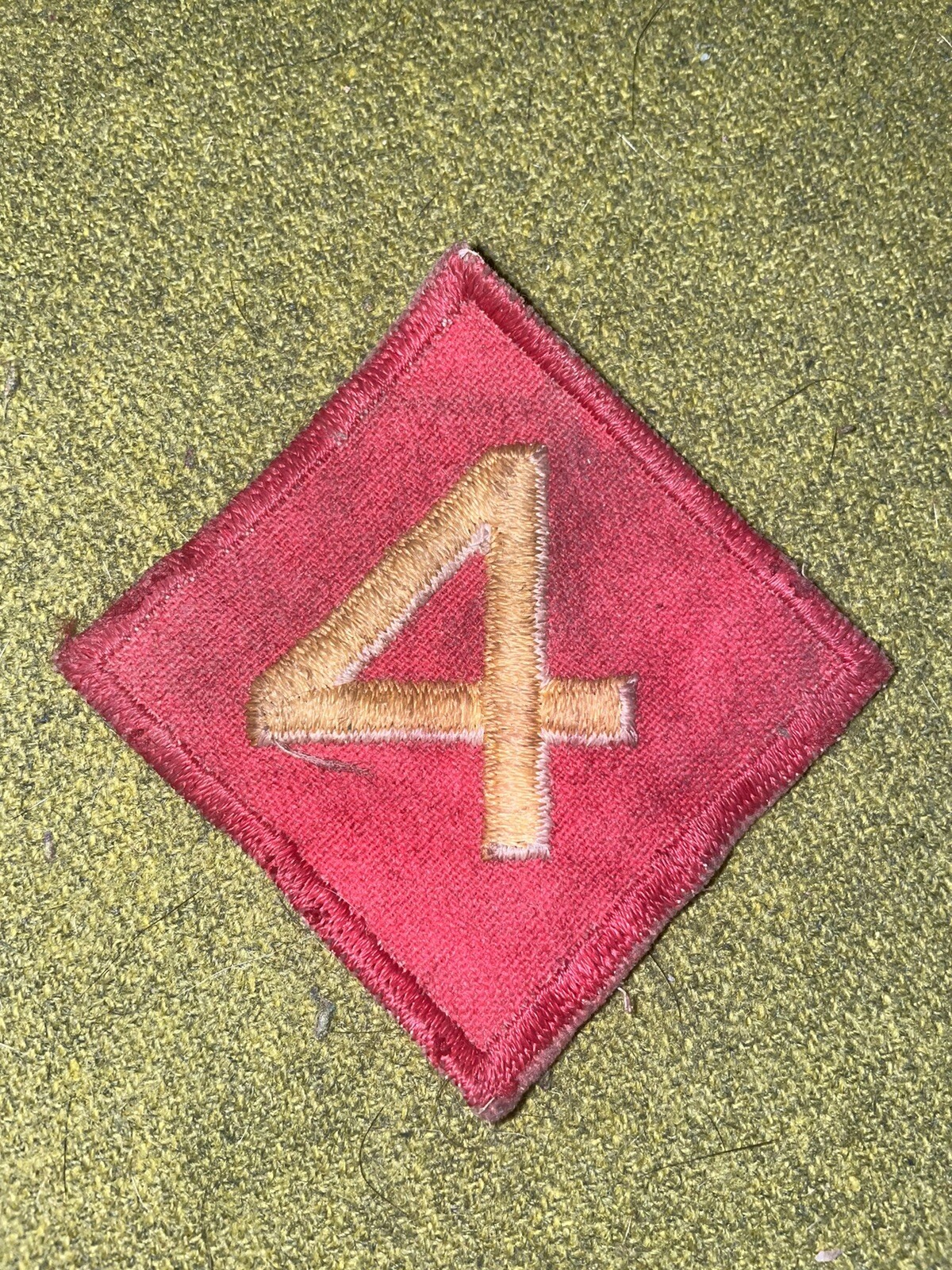 WWII USMC 4th Marine Division Patch - Combat Worn | eBay