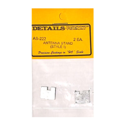 Details West AS-222 Antenna Mounting Stands (2) - Style 1 HO Scale | eBay