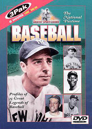 Greatest Sports Legends - Baseball (DVD, 2000, 3-Disc Set) for sale ...
