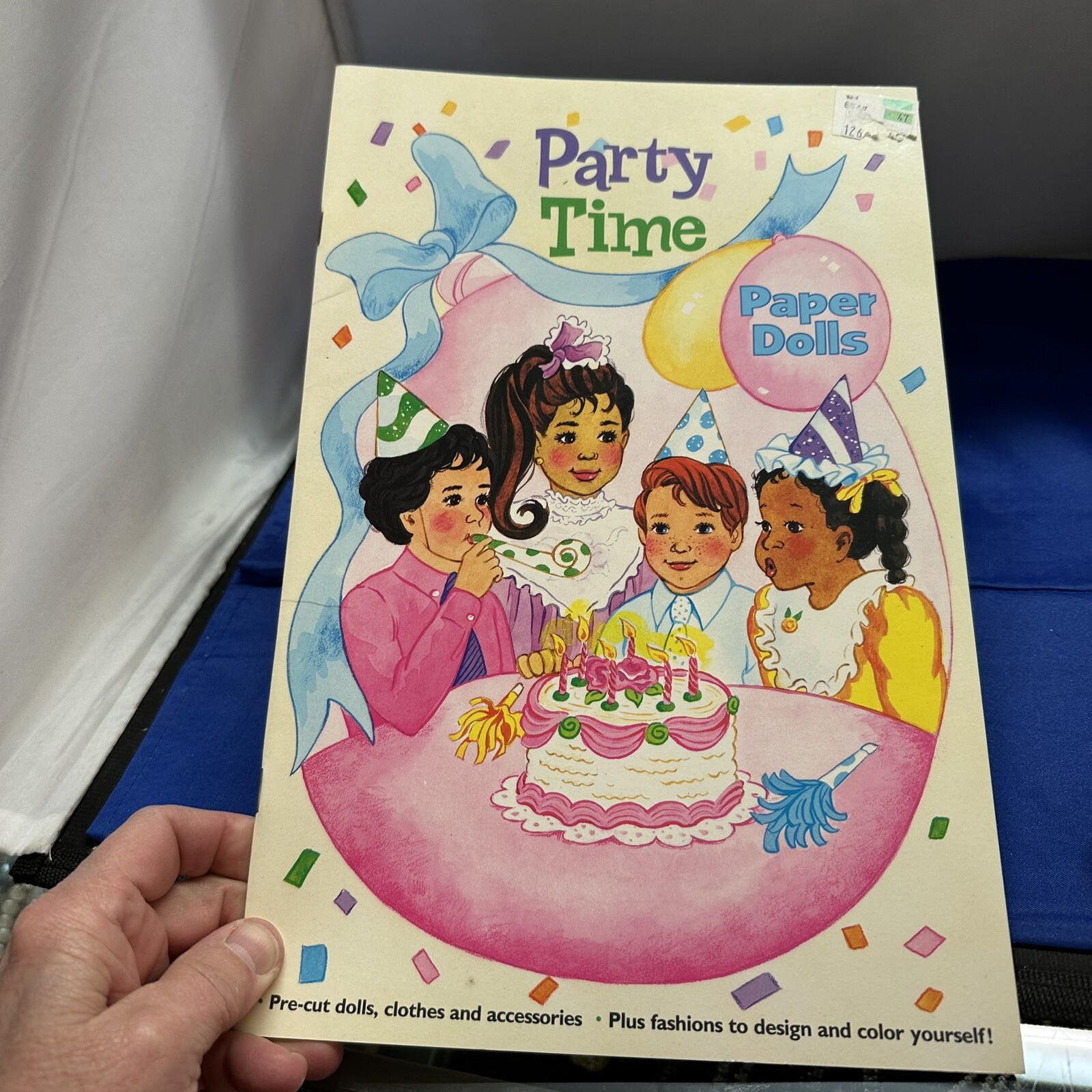 Vintage Party Time Paper Dolls Checkerboard Press Original Uncut Book ...