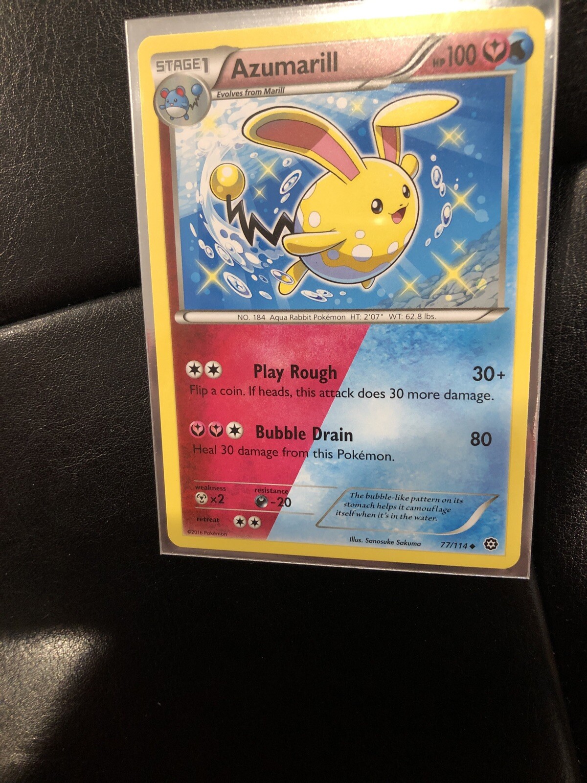 Shiny Azumarill Card - Printable Cards