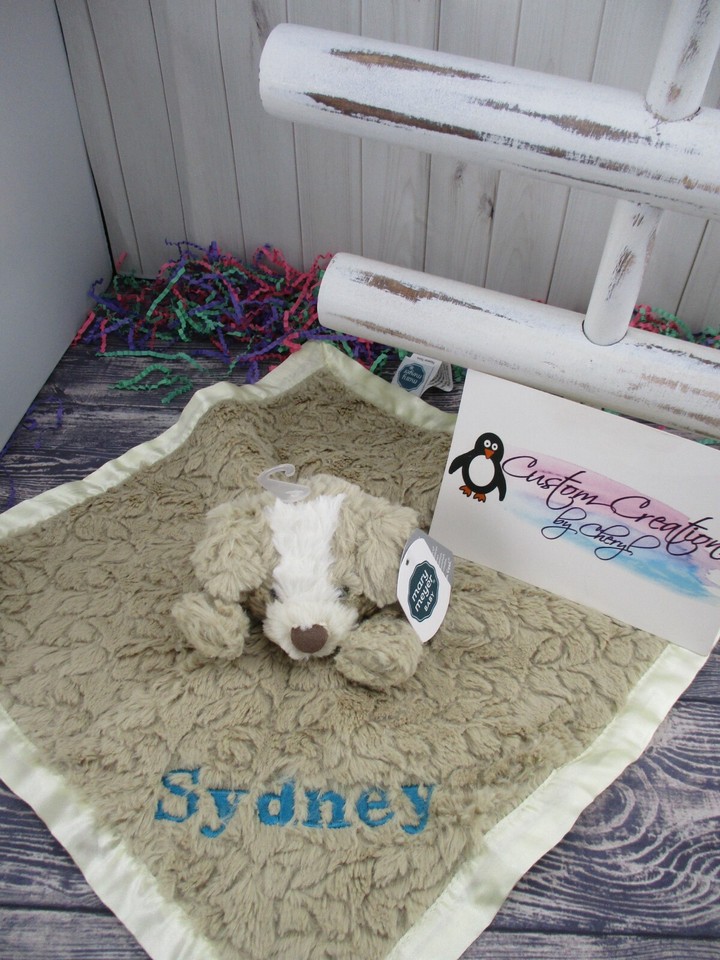 Puppy Dog Animal Putty Blanket Personalized Security Blanket Baby ...