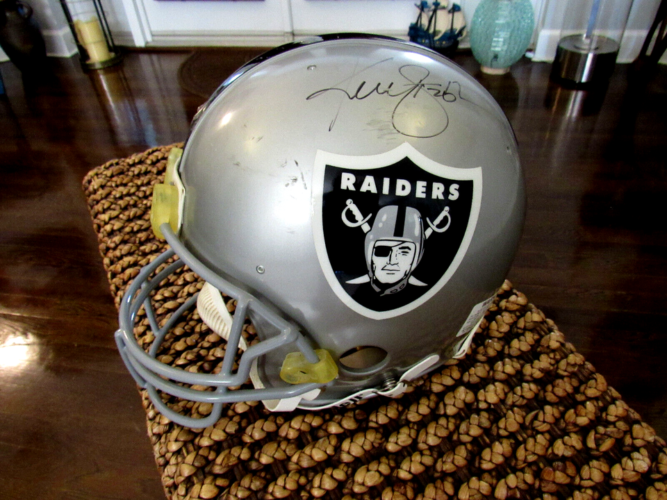 KEN KENNY STABLER OAKLAND RAIDERS HOF SIGNED AUTO RIDDELL PROLINE ...