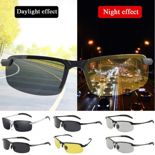 Polarized Photochromic Sunglasses Men Summer Driving Transition Lens ...