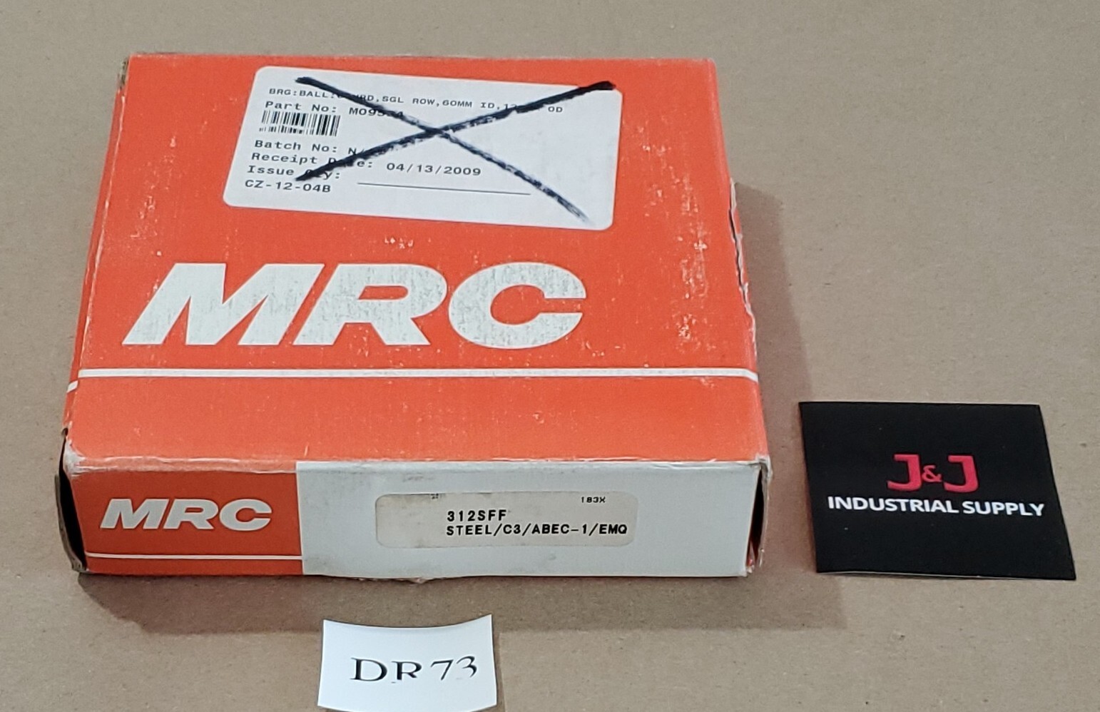 *BRAND NEW* MRC 312SFF Steel/C3/ABEC-1/EMQ Single Row Bearing FA08176X ...