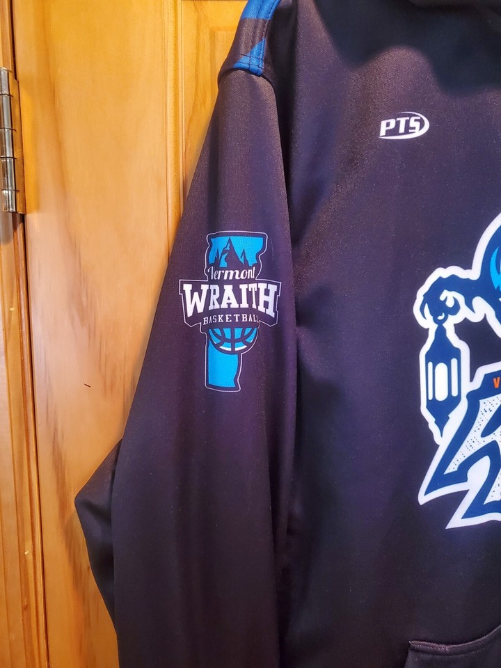 Vermont Wraith Basketball Hooded Sweatshirt Style Adult Mens Size Adult ...