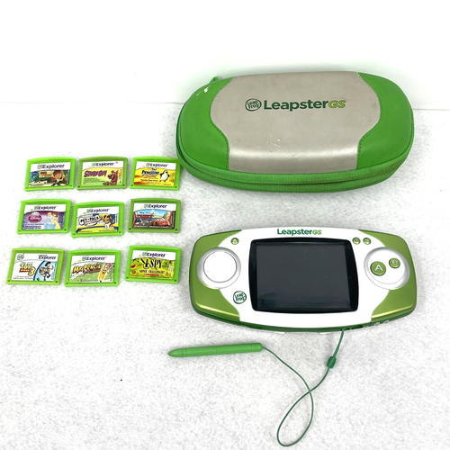Leap Frog Leapster GS For Part Only Explorer Learning Game Cartridges ...