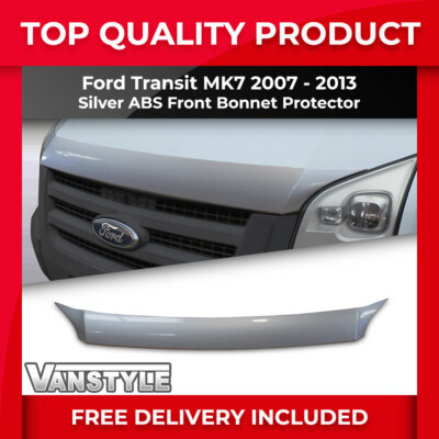 FOR FORD TRANSIT MK7 07-13 SILVER ABS OE BONNET STONE CHIP PROTECTOR ...