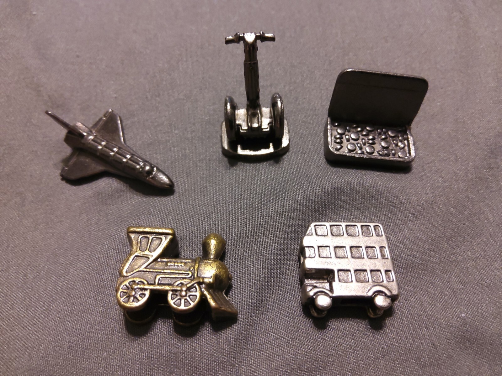 Monopoly London Double Decker, Altoids, train, Segway, shuttle Token ...