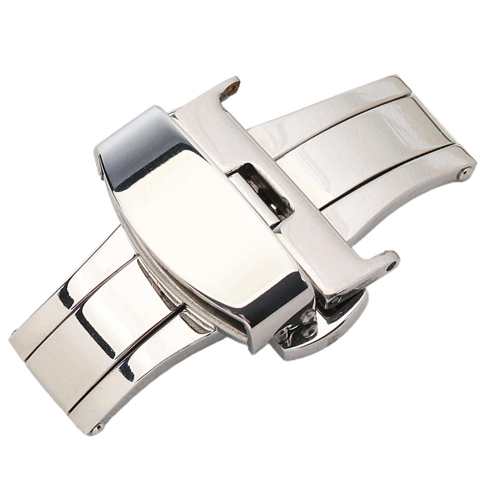 Stainless Steel Deployment Clasp Buckle Fasten Watchband Clasp ...