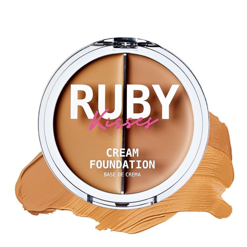 Ruby Kisses 3D Face Creator Cream Foundation & Concealer 12 Hours Long ...