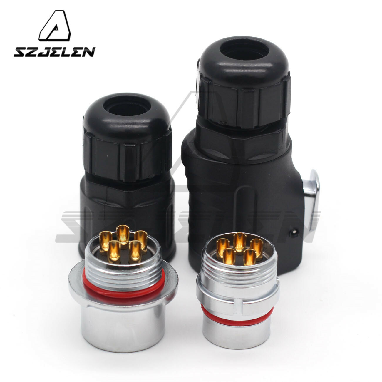 XHP20 5Pin Panel Waterproof Power Connector IP67,Electrical Cable ...