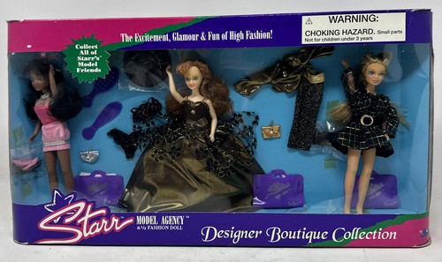 JPI Starr Model Agency 6.5" Fashion Dolls Designer Boutique Collection ...