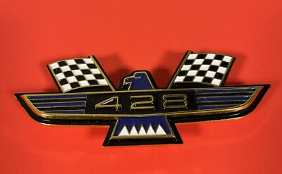 428 Eagle Bird Fender Emblems -blue/gold | eBay