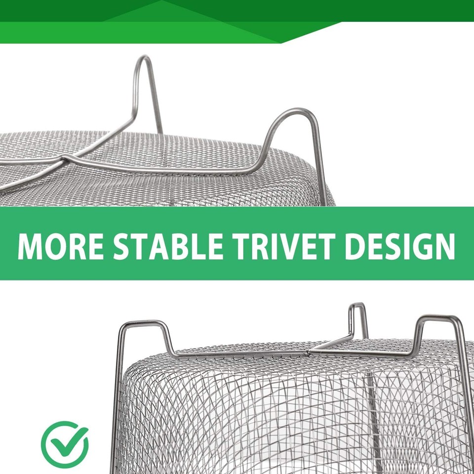 Steamer Basket for Instant Pot Accessories 6 qt or 8 quart - 2 Tier ...