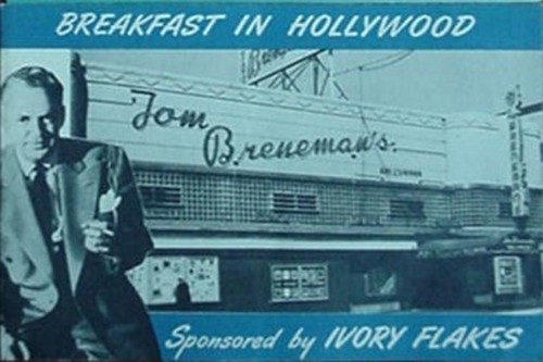 1946 IVORY FLAKES BOOKLET - TOM BRENEMAN BREAKFAST IN HOLLYWOOD RADIO ...