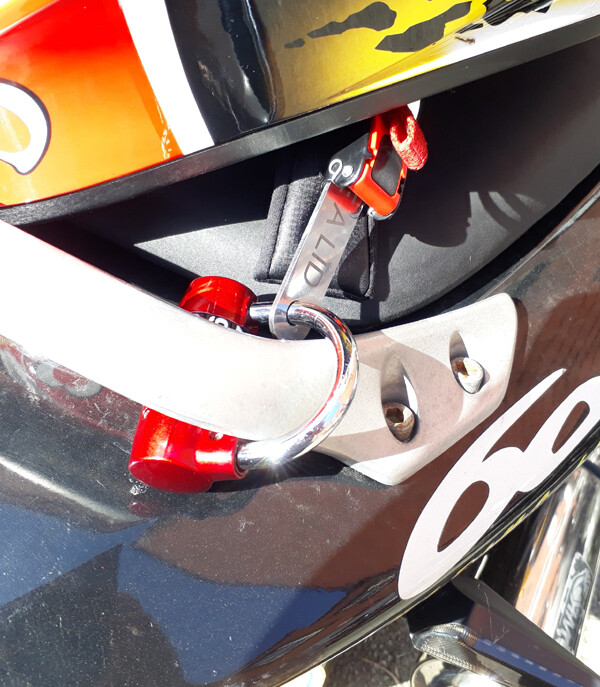 Full face helmet lock quick release buckle fastener motorcycle scooter ...