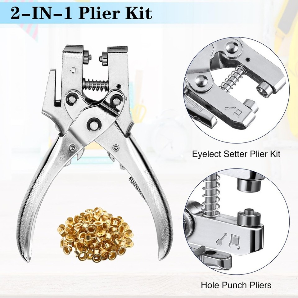 3/16 Inch Grommet Tool Kit Grommet Eyelet Plier Set Eyelet Hole ...