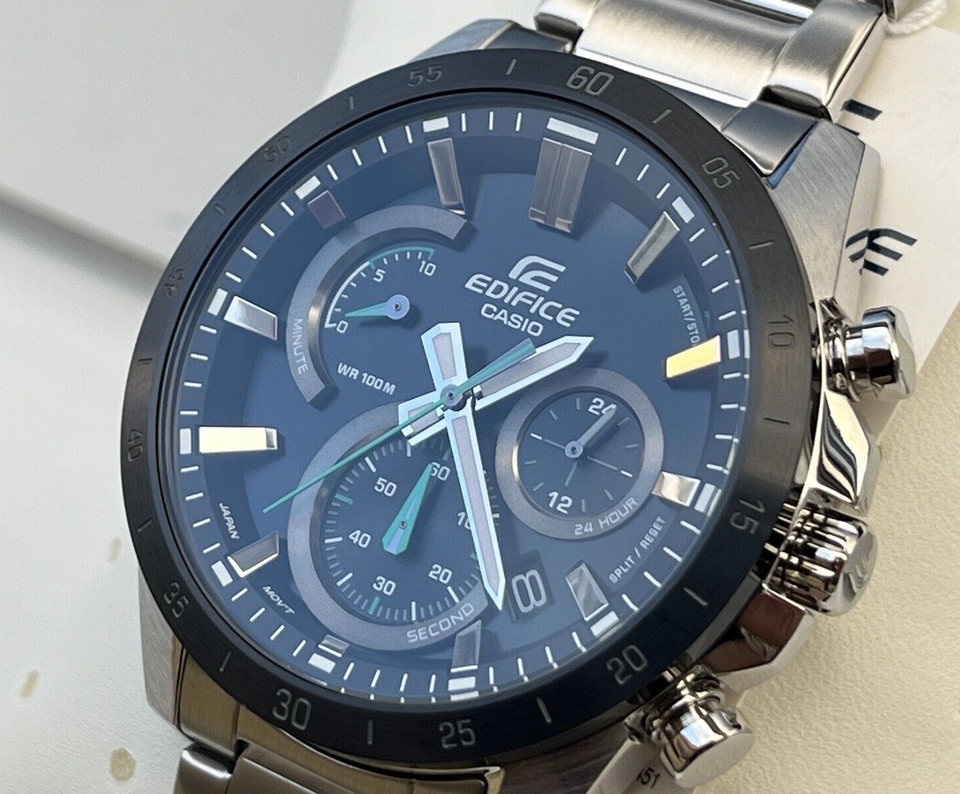 CASIO EFR-573DB-1AVUEF EDIFICE MENS CHRONOGRAPH QUARTZ ANALOGUE BLACK ...