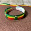Selassie Jamaica Haiti Bangle Cuff Reggae Weed Leaf Rasta Rastafari ...