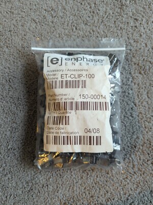 ENPHASE ET-CLIP-100 ENGAGE SOLAR CABLE CLIP (100 PACK) FOR M215 & M250 ...