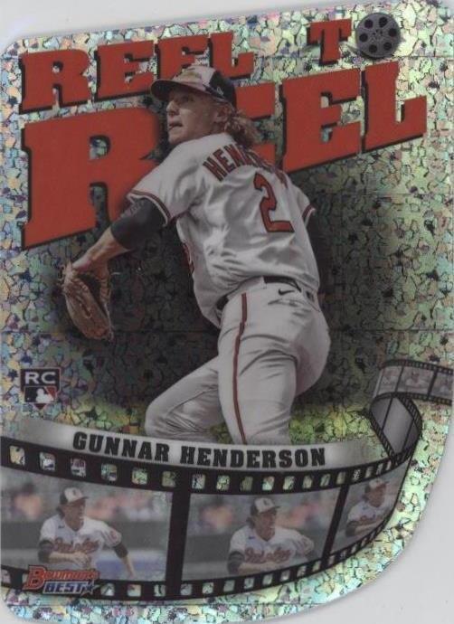 2023 Bowman's Best - Reel to Reel Die-Cuts Gunnar Henderson #RR-7 Mini ...