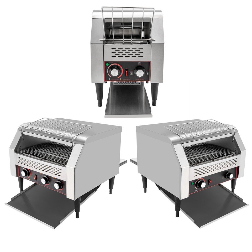 150/450 Slices/H Conveyor Toasters Stainless Steel Bread Toasters For ...