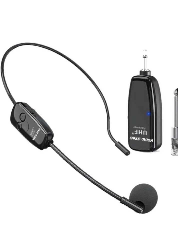 Vocal-Star Wireless Headset Microphone For Singing Speeches Karaoke ...