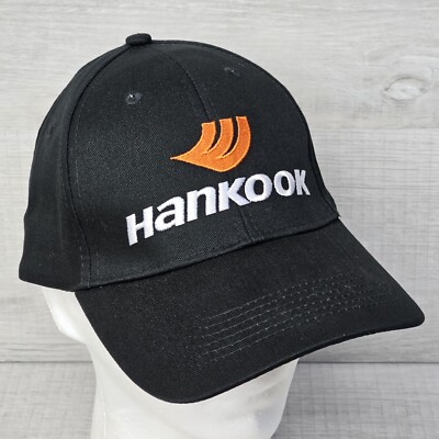Hankook Tires Black Hat Cap Embroidered Strapback | eBay