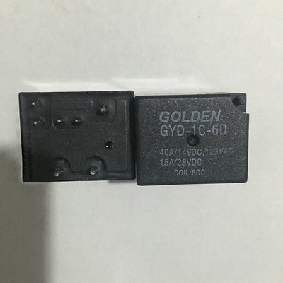 2PCS GOLDEN GYD-1C-6D Power Relay 6VDC 7Pins 40A 125VAC #sumaik11 | eBay