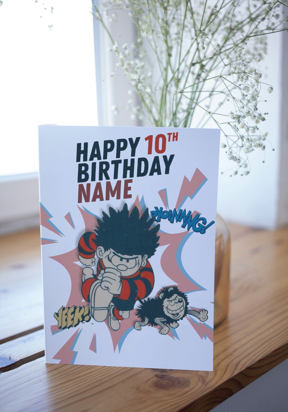 Retro Beano Dennis Gnasher Bday Card | eBay UK