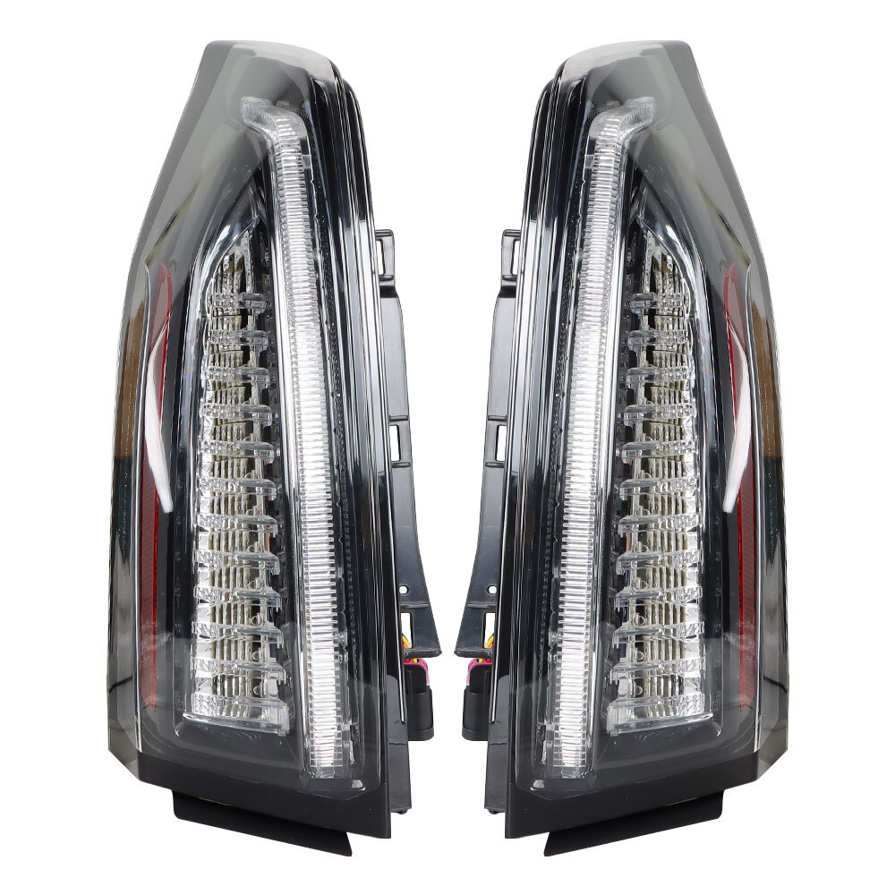 For Cadillac ATS 2013-2018 Right&Left Side Tail Lamp Black Housing Tail ...