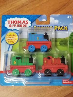 Thomas & Friends Engine Pack Includes Thomas James & Percy NEW Fisher ...