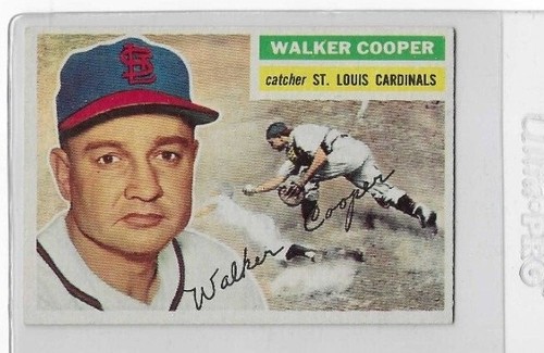 1956 TOPPS BASEBALL # 273 WALKER COOPER,ST.LOUIS CARDS,EXMT PLUS . | eBay