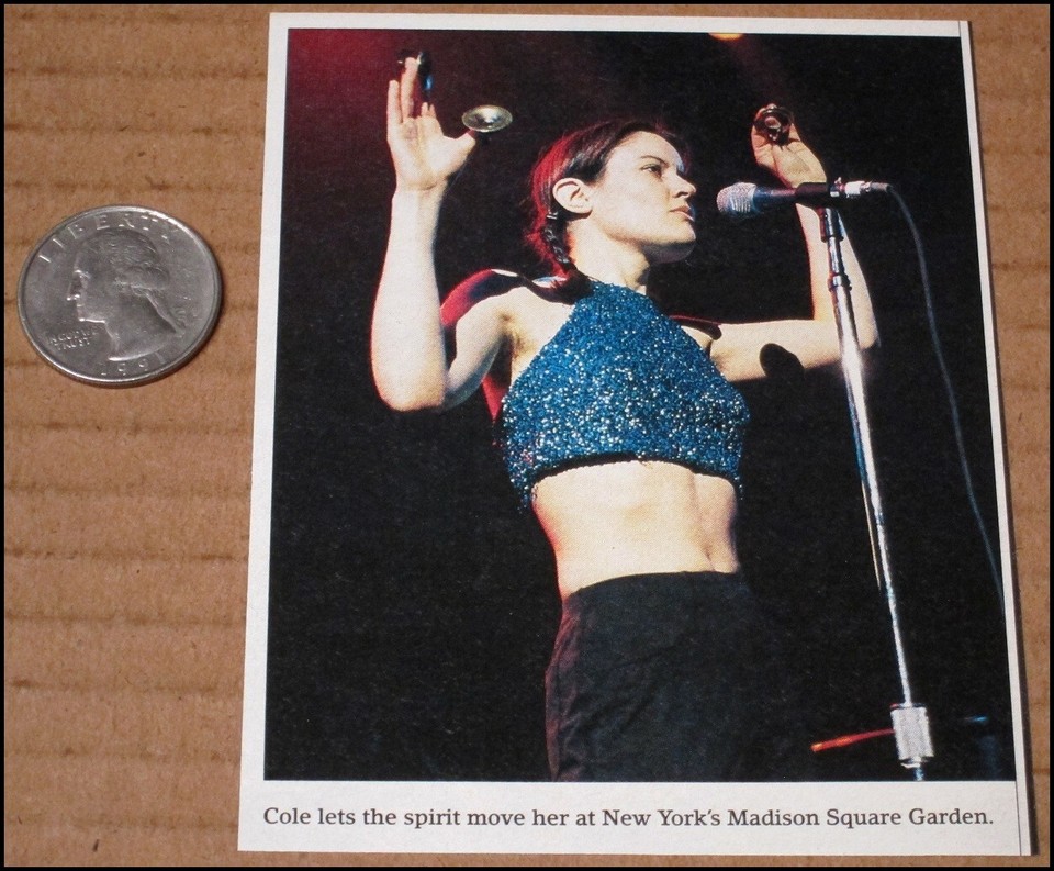 1998 Paula Cole RS Magazine Clipping Photo 3.25"x4.25" Singer ...