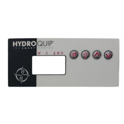 Hydro-Quip 80-0205 ECO-7 4-Button Spa Side Label Overlay | eBay