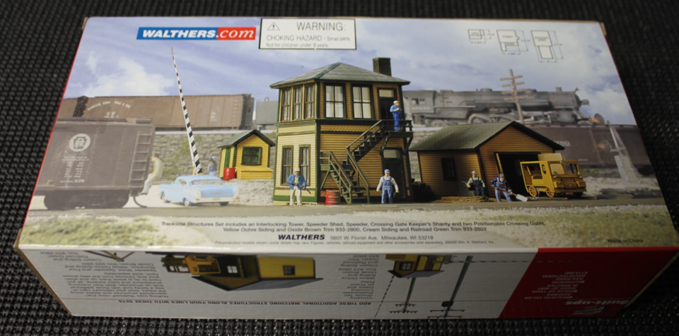 Walthers HO Scale Cornerstone Trackside Structures Set Buildings 933 ...