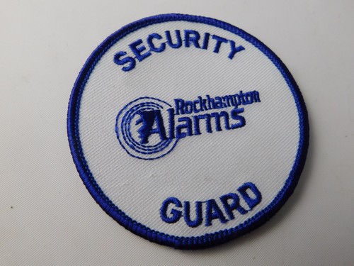 ROCKHAMPTON ALARMS SECURITY GUARD AUSTRALIA PATCH SHOULDER CREST POLICE ...