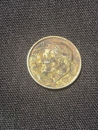 2000 P LAMINATION ERROR--Roosevelt Dime | eBay
