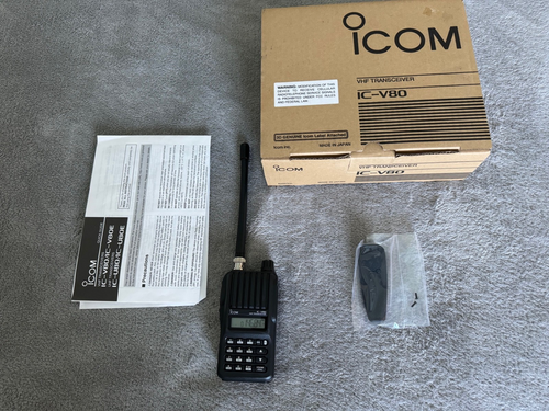 Icom IC-V80 2 Meter Handheld Transceiver for Amateur Radio Licensees | eBay