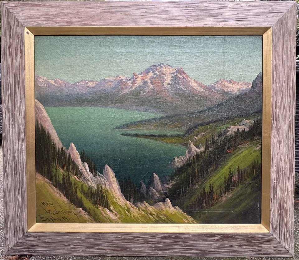 James Everett Stewart Original Painting Art Lake Tahoe California ...