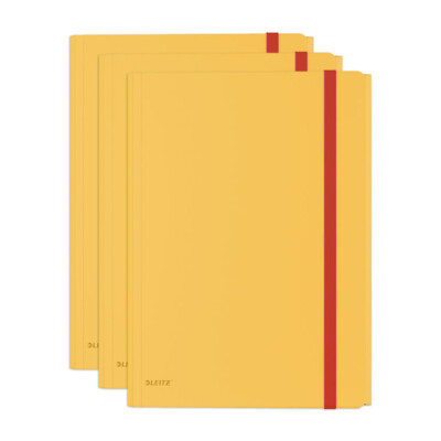 3PK Leitz Cosy 3-Flap Document A4 Folder w/ Pocket File/Paper Organiser ...