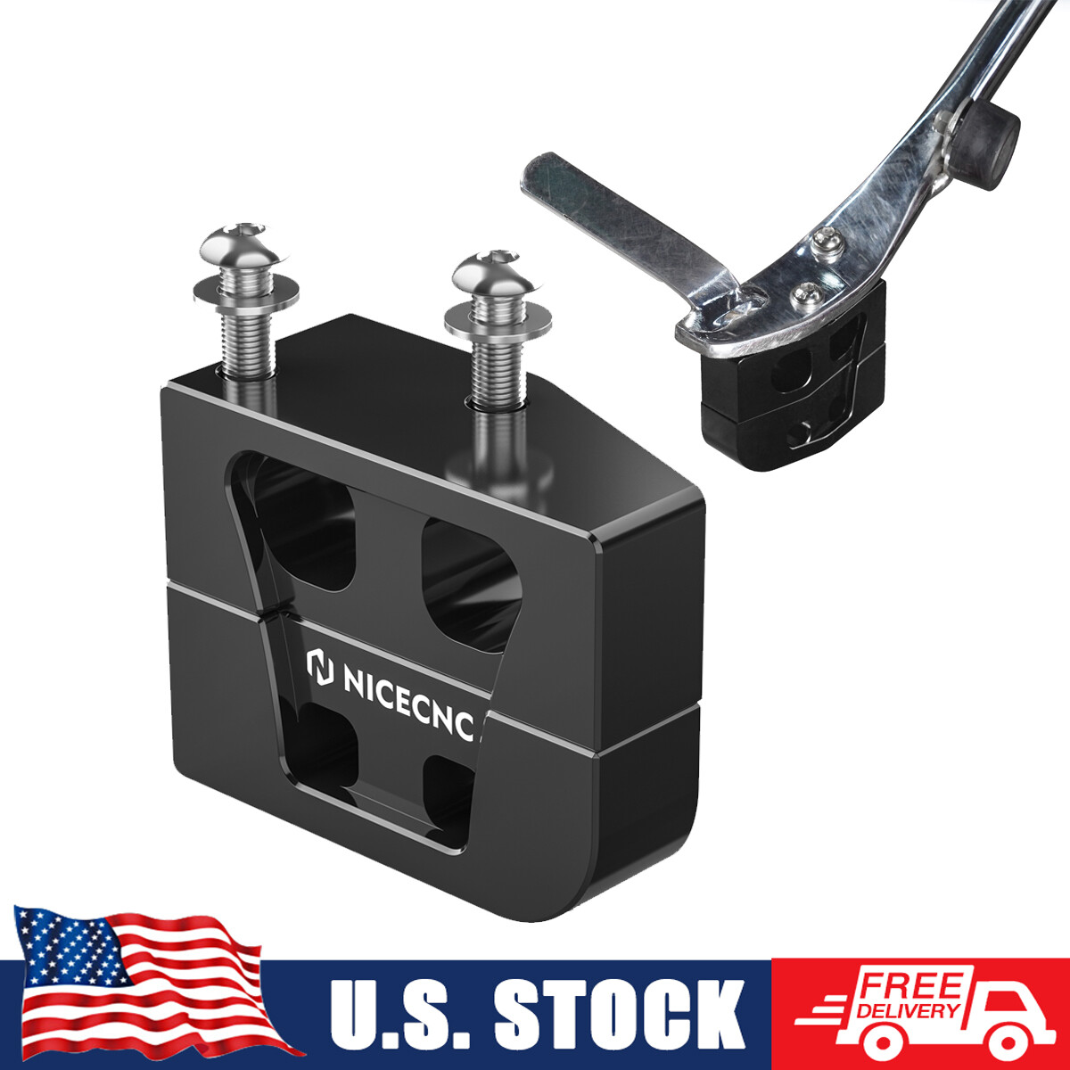 Side Stand Lift Block Kickstand Plate for Harley Road King Police FLHP ...