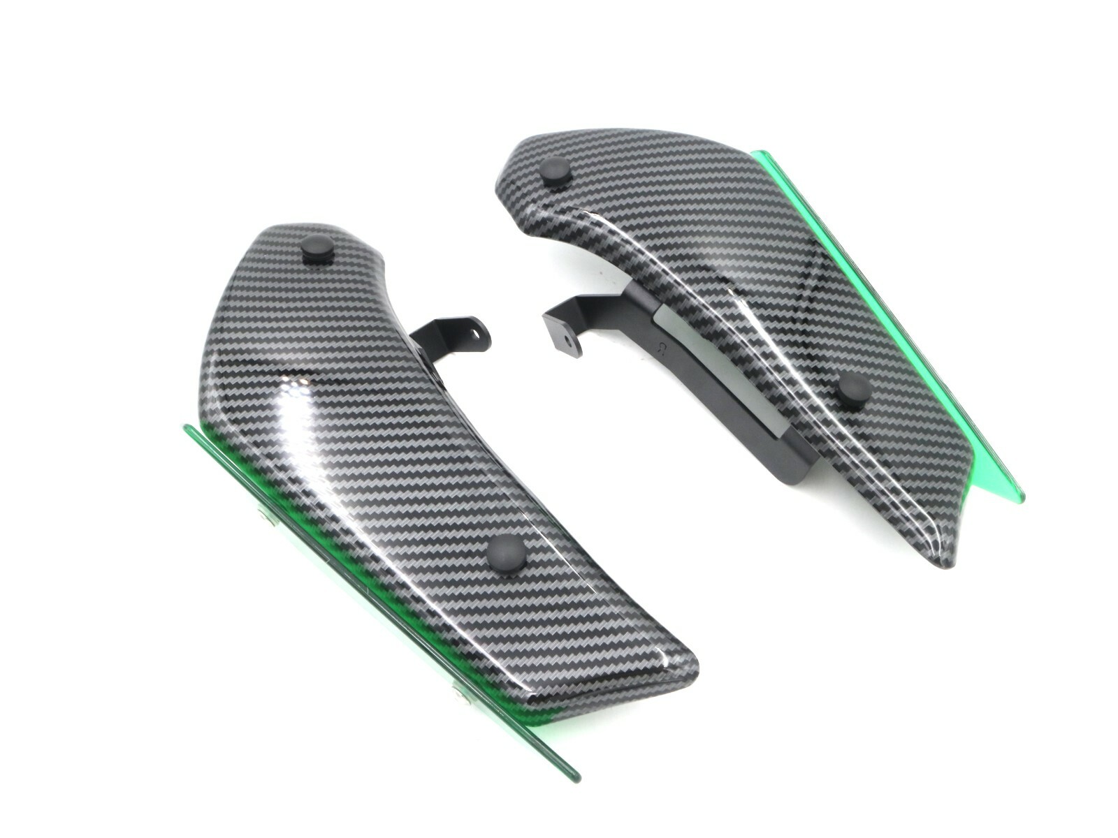 For KAWASAKI NINJA 400 Side Frame Spoiler Winglets Downforce ...