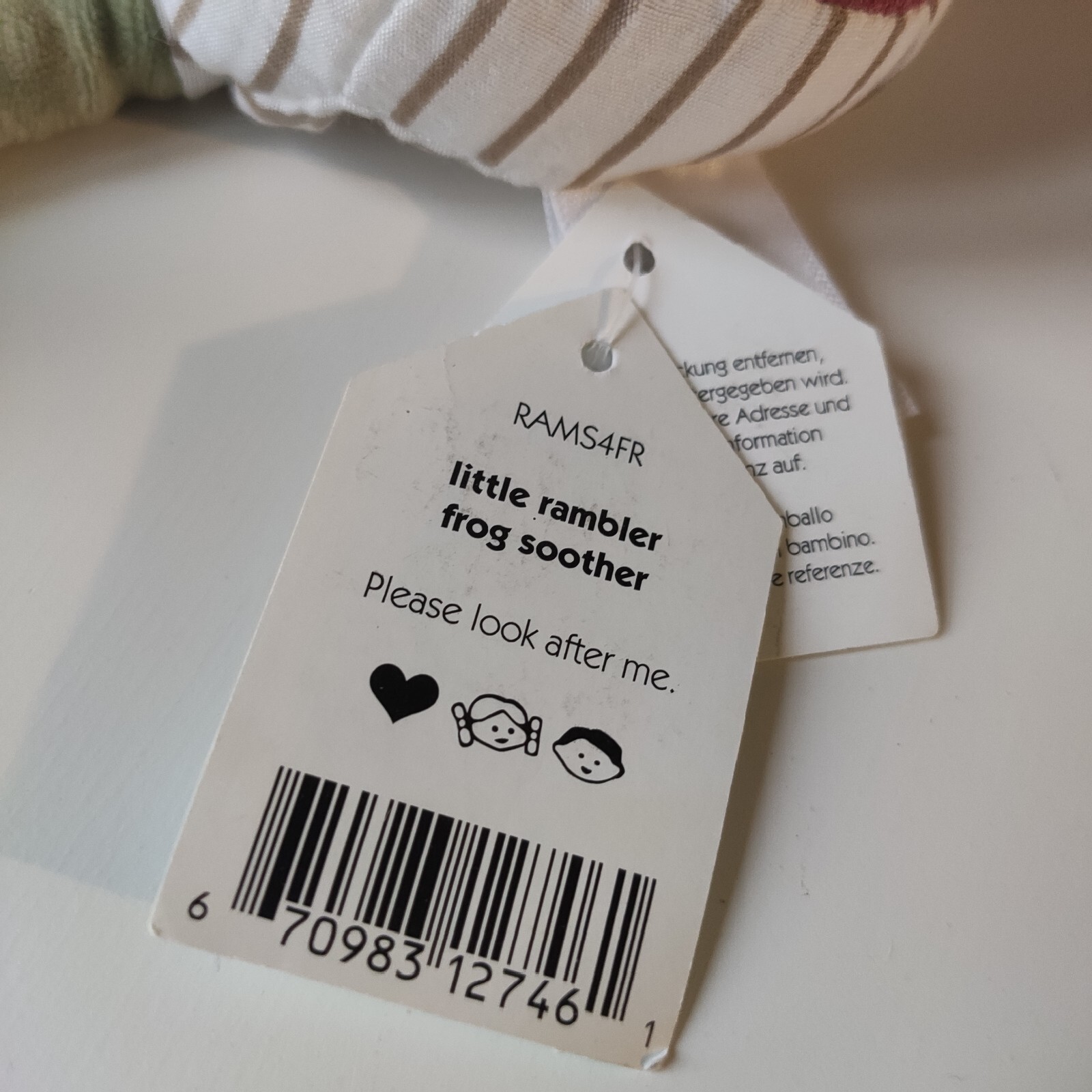 Jellycat. Little Rambler Frog Soother. (Riverside) Comforter. with tags ...