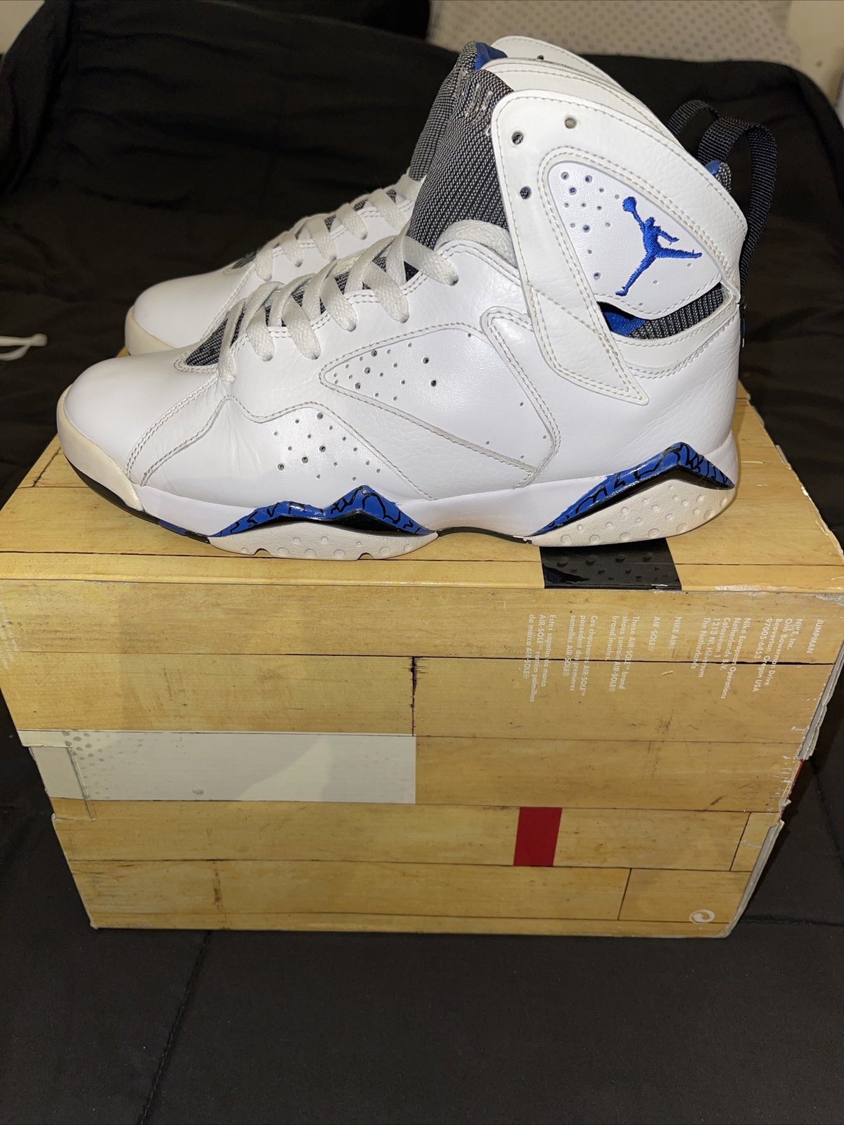 2009 Nike Air Jordan 7 Retro Orlando Magic DMP Size 7.5 VNDS Rare ...