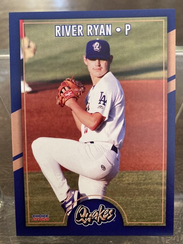 2022 Choice River Ryan Rookie Rancho Cucamonga Quakes Team Card #32 ...