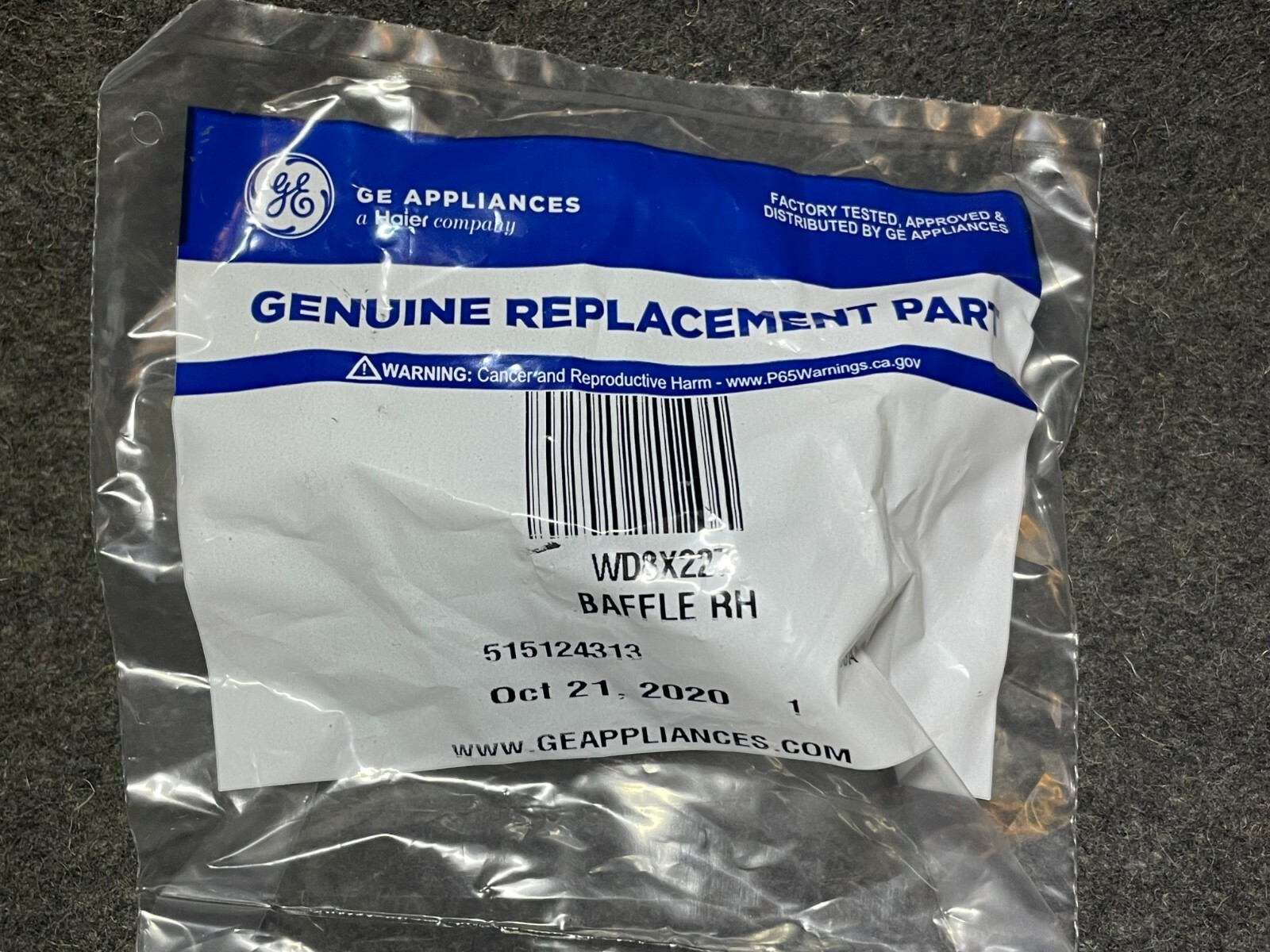 Three (3) Genuine GE WD8X227 Dishwasher Right Hand Baffle Hotpoint | eBay