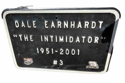Dale Earnhardt “The Intimidator” 1951-2001 #3, Thick Metal Sign 17 3/4 ...